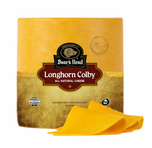 1/2 LB Boar’s Head Longhorn Colby Cheese – Smithmyer's Meats