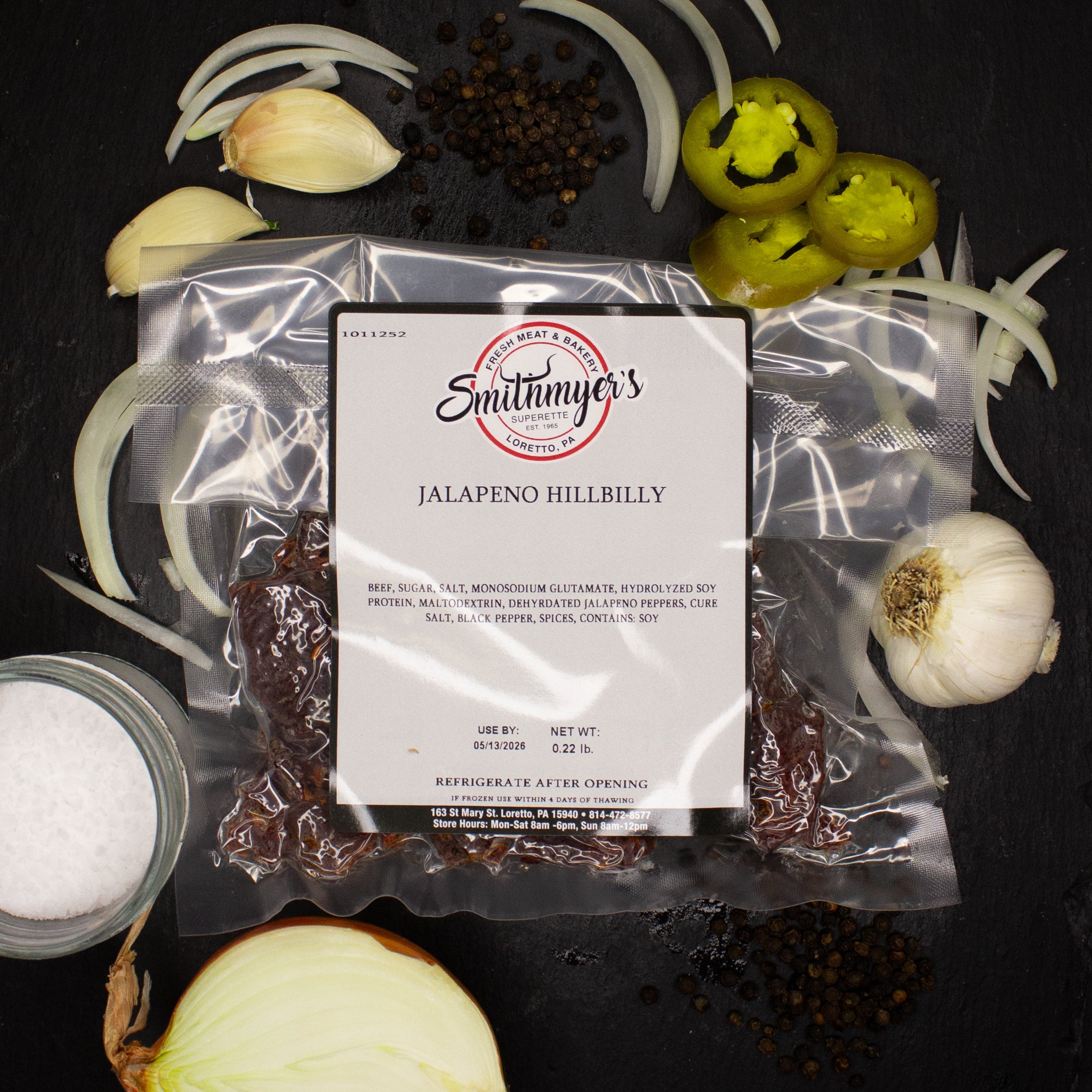 Jalapeno Hillbilly Beef Jerky – Smithmyer's Meats