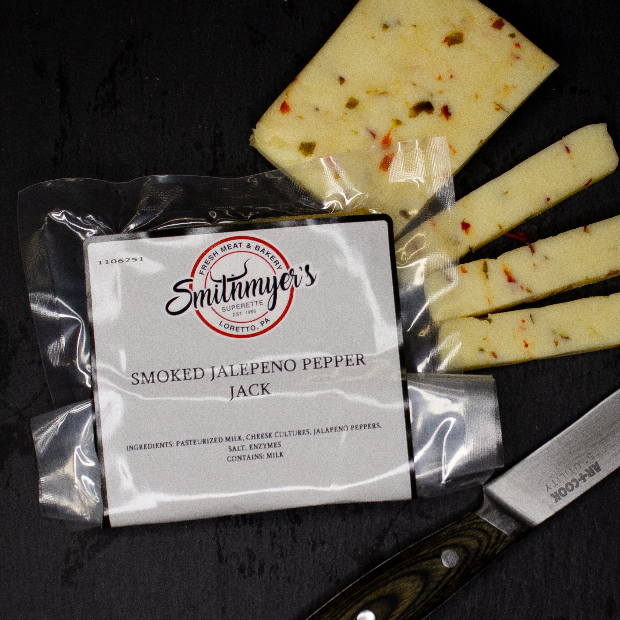 1/2 LB Smoked Pepperjack Cheese – Smithmyer's Meats