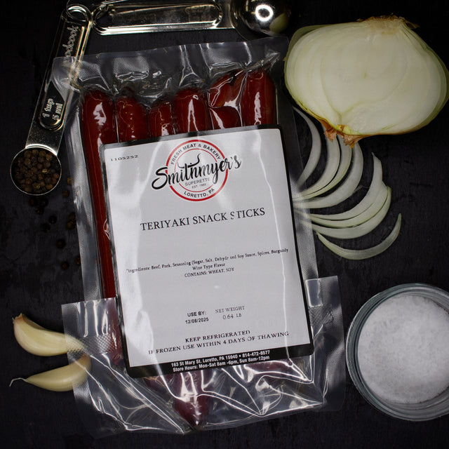 Teriyaki Snack Sticks – Smithmyer's Meats